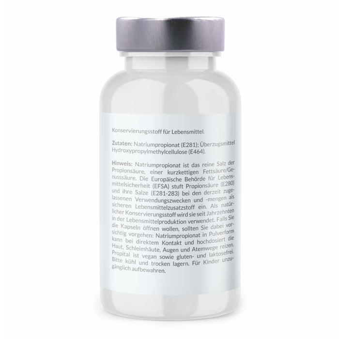 What is the difference between propionic acid and propionate?