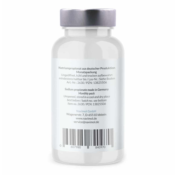 What is the difference between propionic acid and propionate?